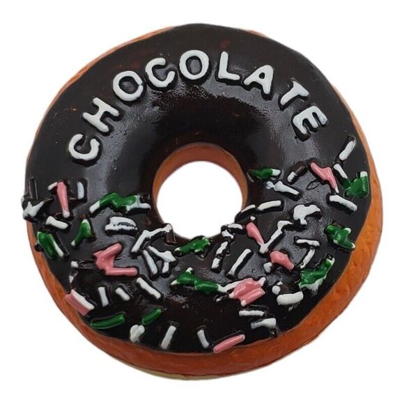 Kitchen | Chocolate Donut Magnet Refrigerator Fridge Souvenir Miniature ...